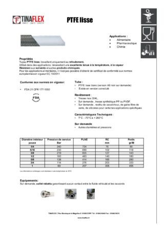5.PTFE-Lisse - Tinaflex