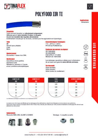 POLYFOOD-IIR-TI - Tinaflex